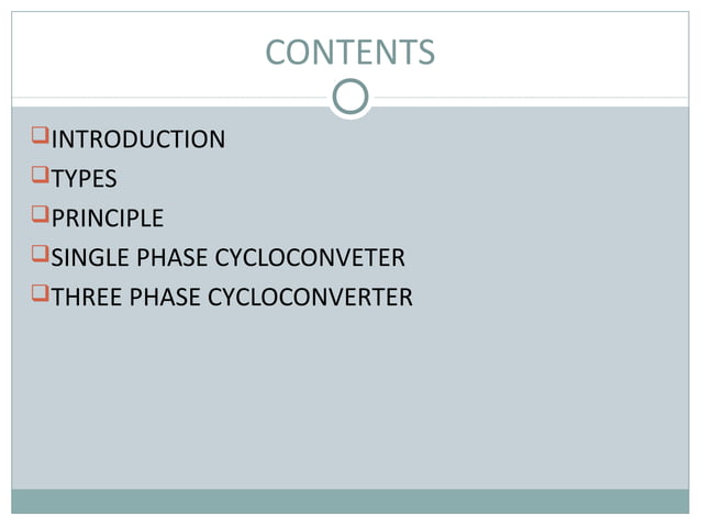 Cycloconverters | PPT
