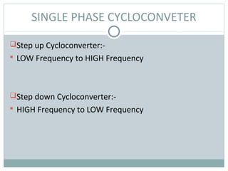 Cycloconverters | PPT