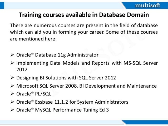 Database Training