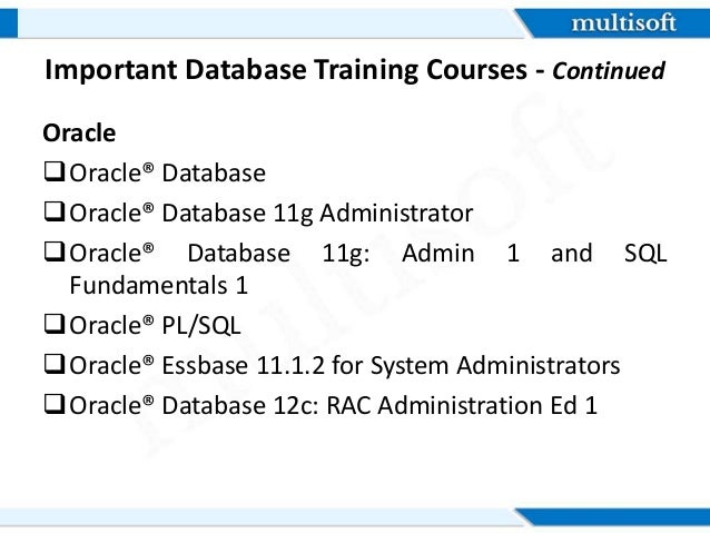 Database Training Courses
