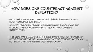 Ppt on deflation | PPTX