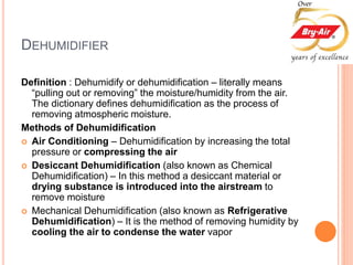 Dehumidifiers | PPTX