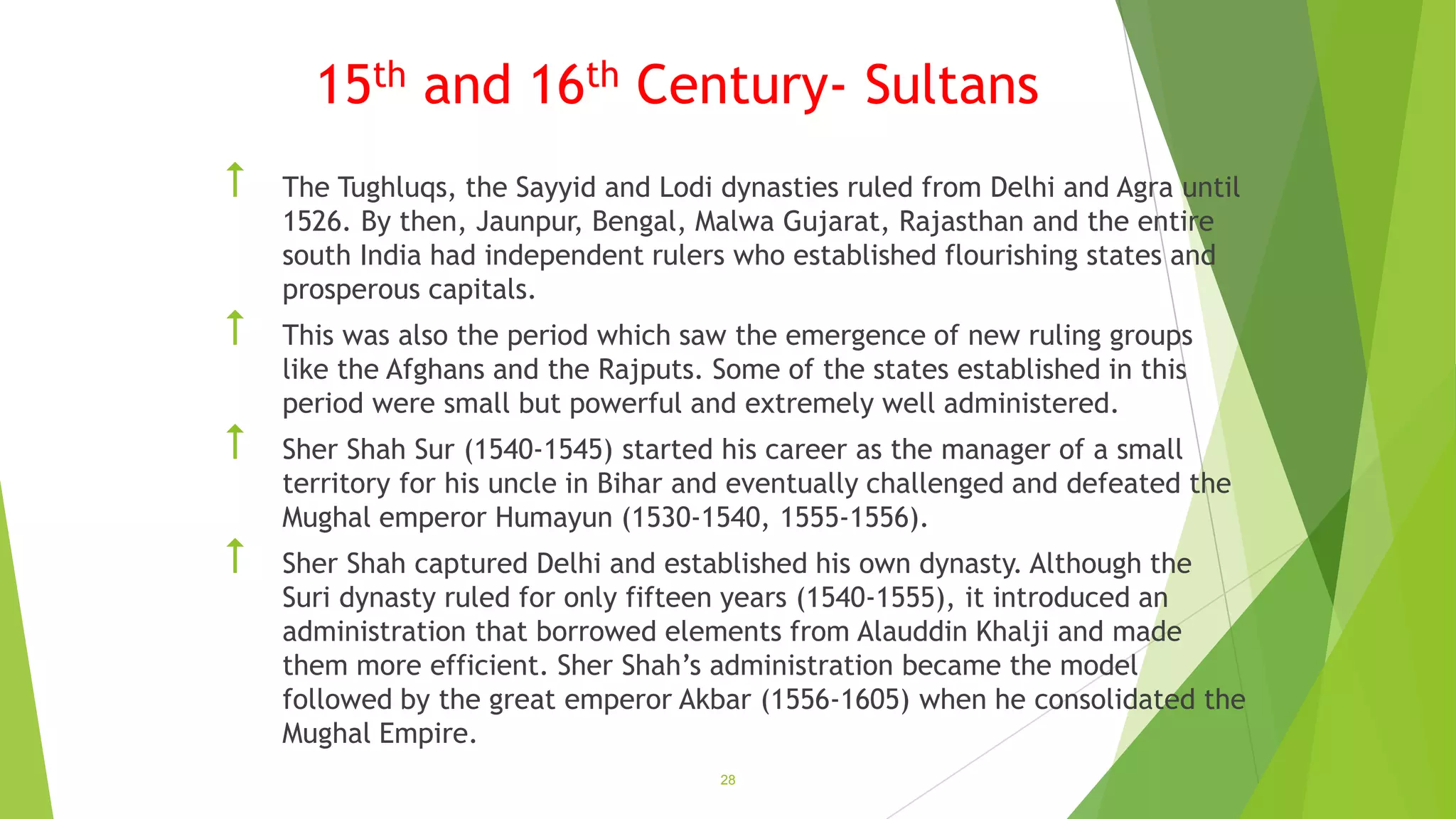 The Delhi sultans | PPTX