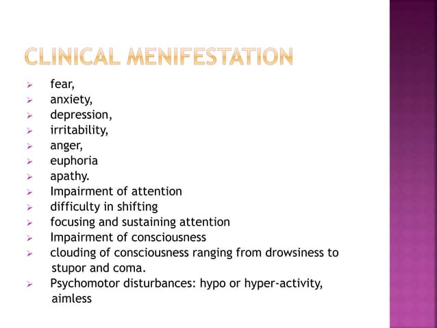 Ppt on delirium | PPTX | Blood Disorders | Diseases and Conditions
