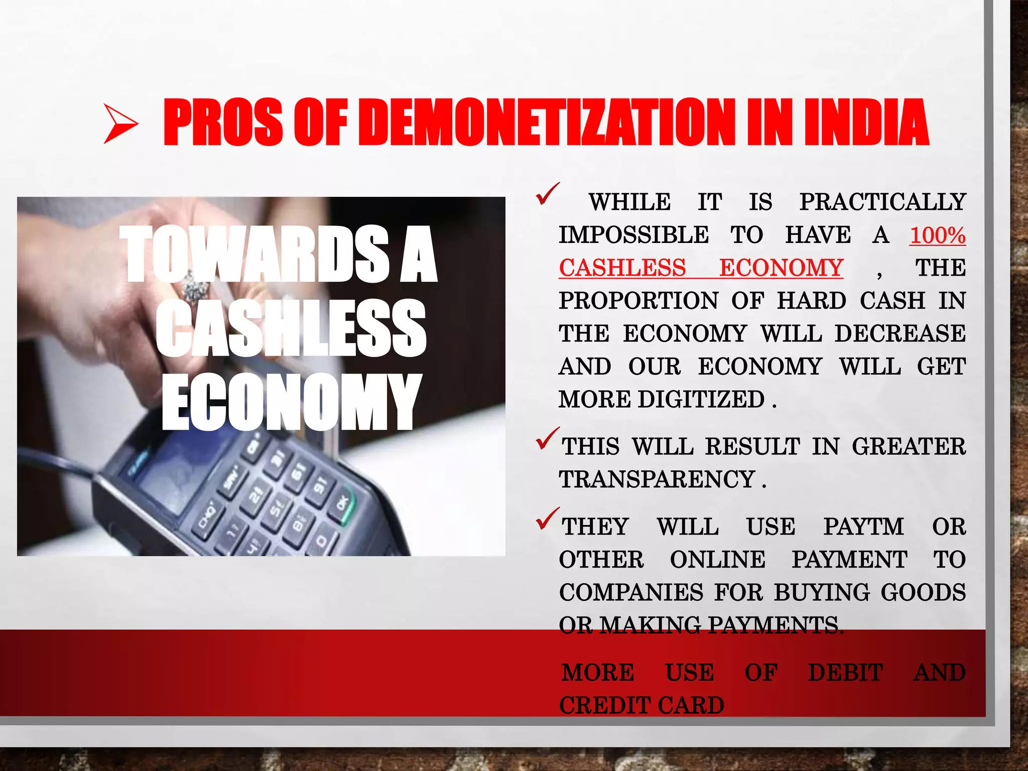 Powerpoint Presentation on Demonetisation (1) | PPTX
