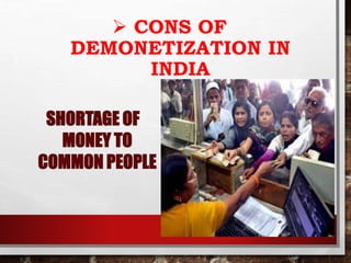 Powerpoint Presentation on Demonetisation (1) | PPTX