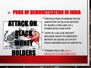 Powerpoint Presentation on Demonetisation (1) | PPTX