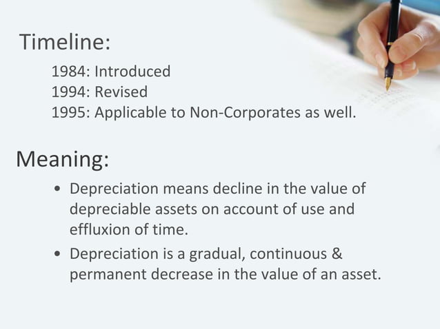 PPT on Depreciation.ppt