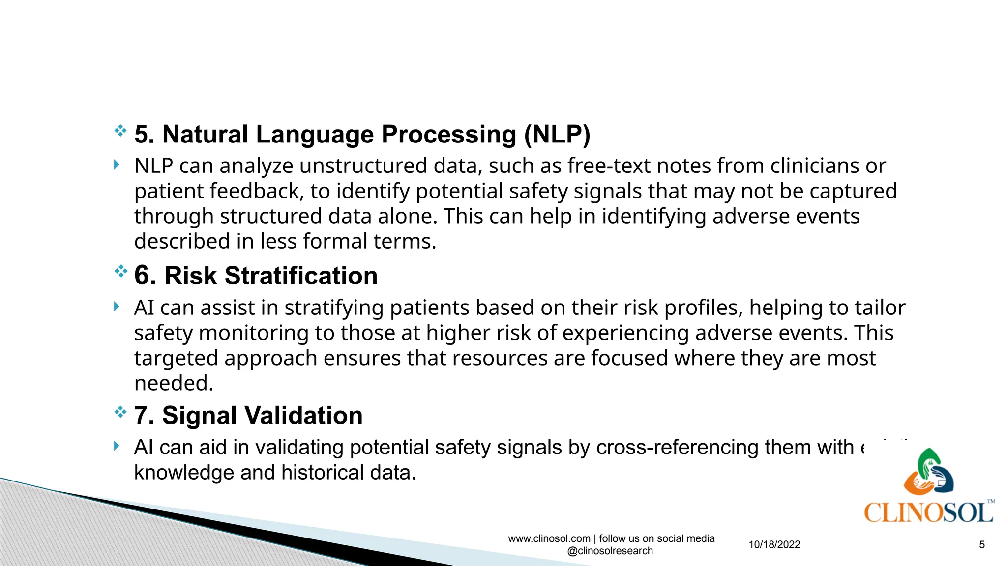 Enhancing the detection of safety signals during clinical trials using ...