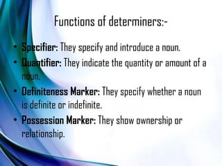 PPT on Determiners class 8 by Abhayvrer.pptx