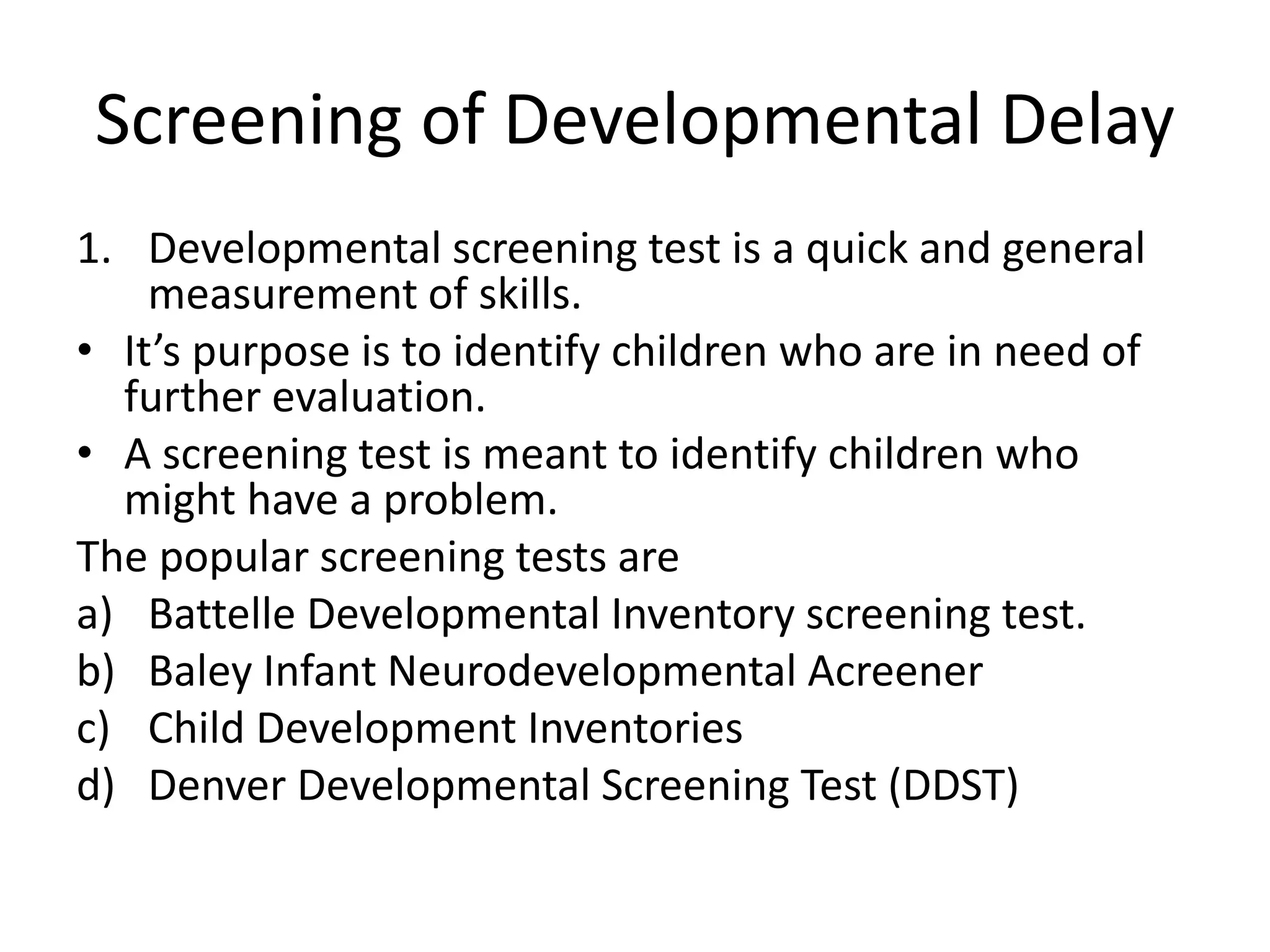 Ppt on developmental delay | PPTX