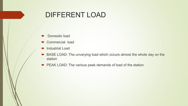 Ppt on diff. load curve | PPTX