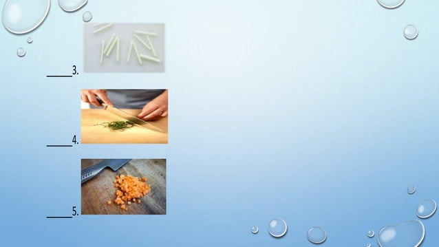 ppt on different cutting techniques.pptx | Cooking | Food & Drink