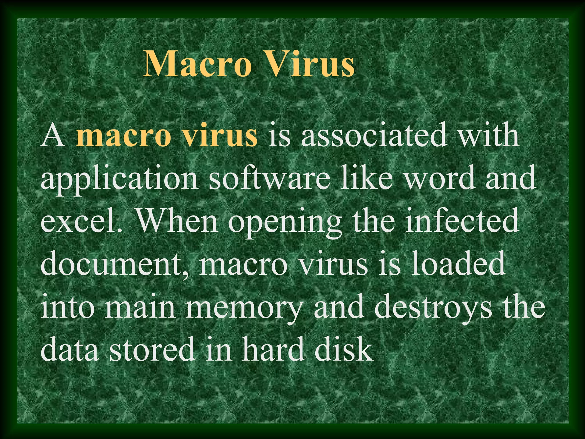 Ppt on different types of computer viruses | PPT