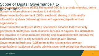 ppt on digital governance .pptx | Internet | Computing