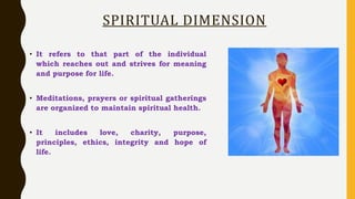 Ppt on dimensions of health | PPTX