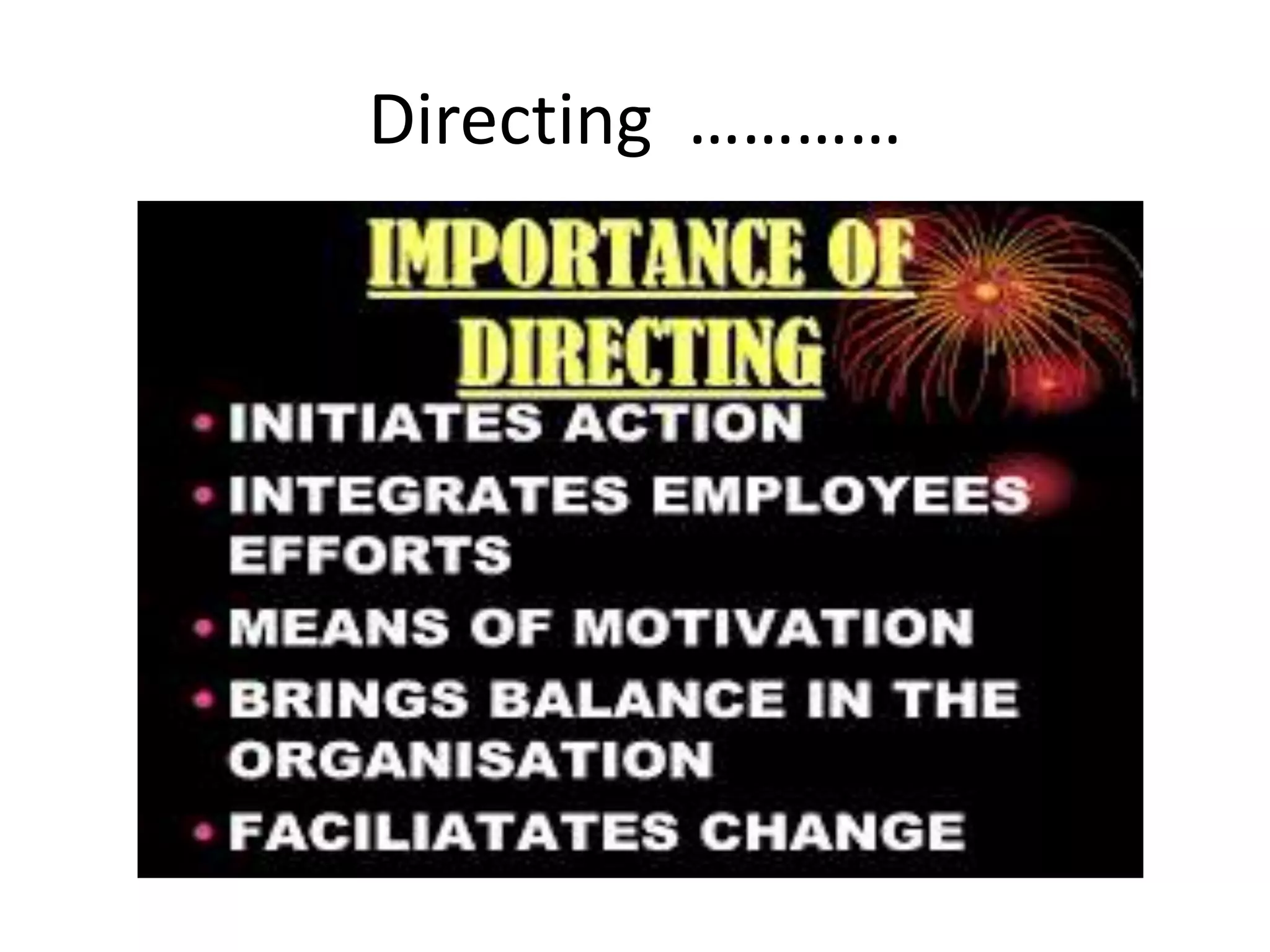 Ppt on directing 1 | PPTX