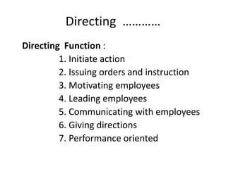 Ppt on directing 1 | PPTX