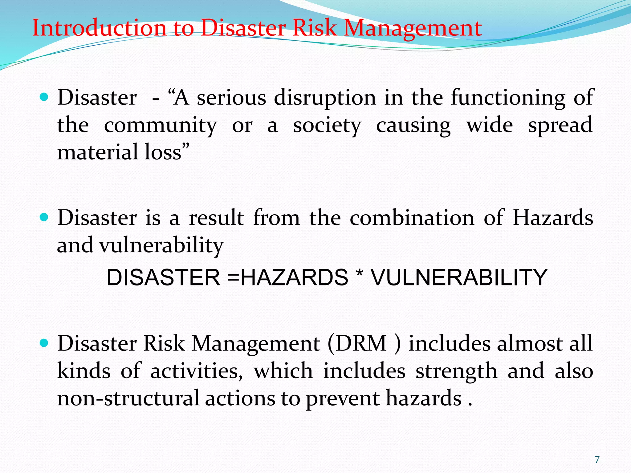 Ppt on Disaster Risk Management and J & K Floods 2014 | PPTX