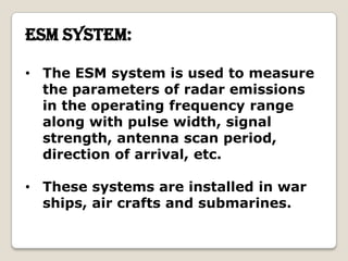 Ppt on doa system of radar | PPTX