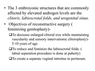 Disorders of Sex development( DSD, defination, classification, CAH, AIS ...