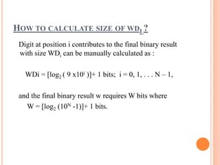 High Performance FPGA Based Decimal-to-Binary Conversion Schemes | PPT