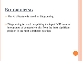 High Performance FPGA Based Decimal-to-Binary Conversion Schemes | PPT