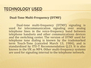 dtmf based mobile control robot | PPTX