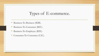 E-commerce | PPTX