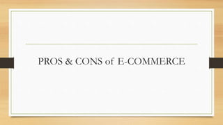 E-commerce | PPT