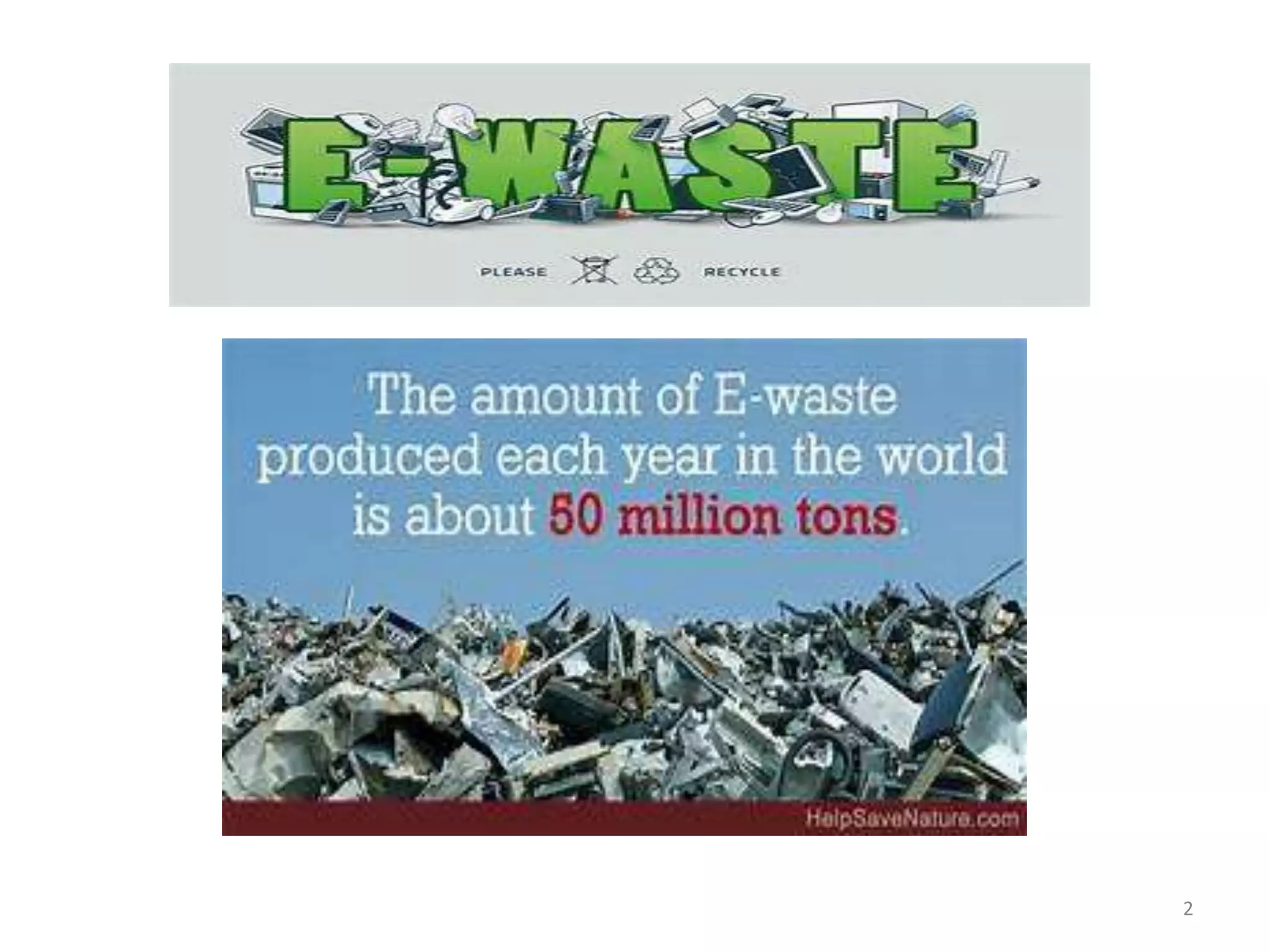 PPT ON E - WASTE | PPTX