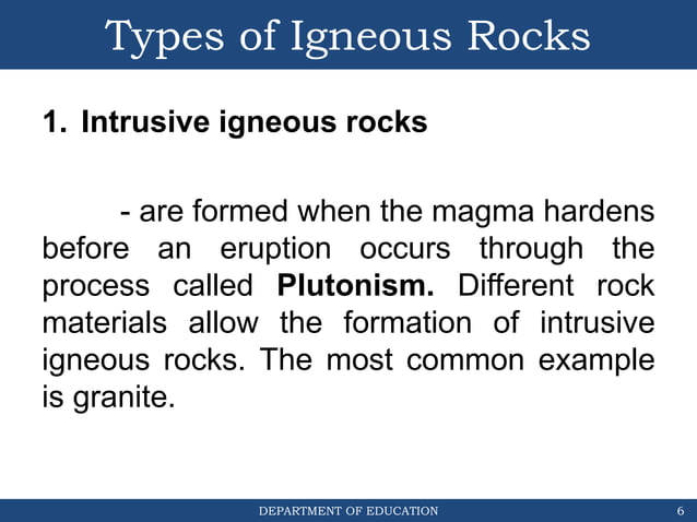 Igneous Rock.ppt | Geology | Science