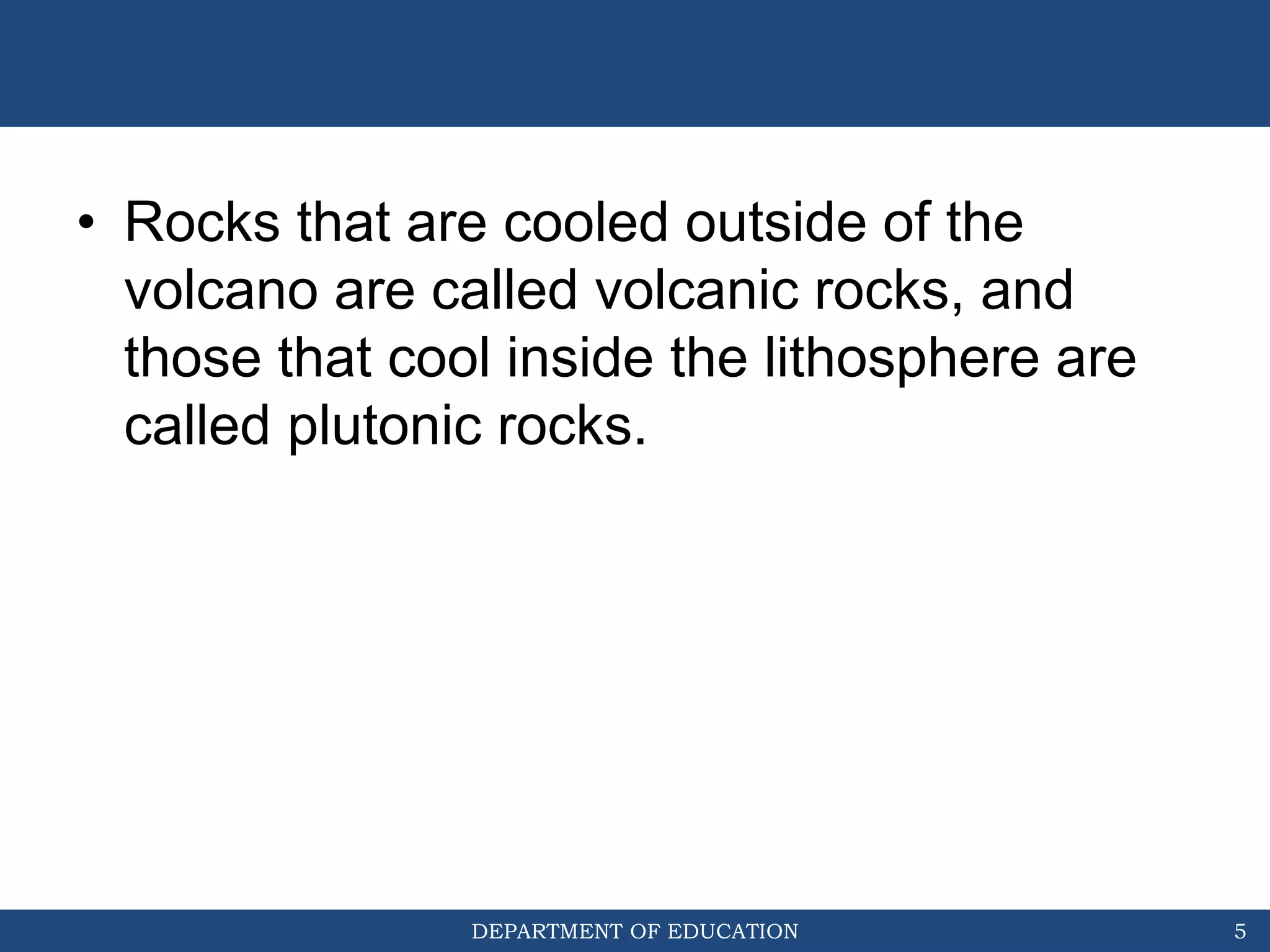 PPT on Earth and Life Science - Igneous Rock.ppt