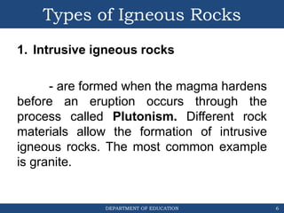 PPT on Earth and Life Science - Igneous Rock.ppt
