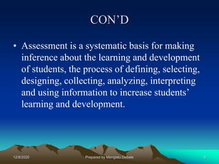 Ppt on educational measurement and evaluation | PDF