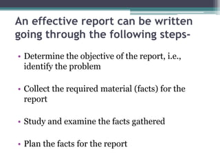 Effective report writing | PPTX