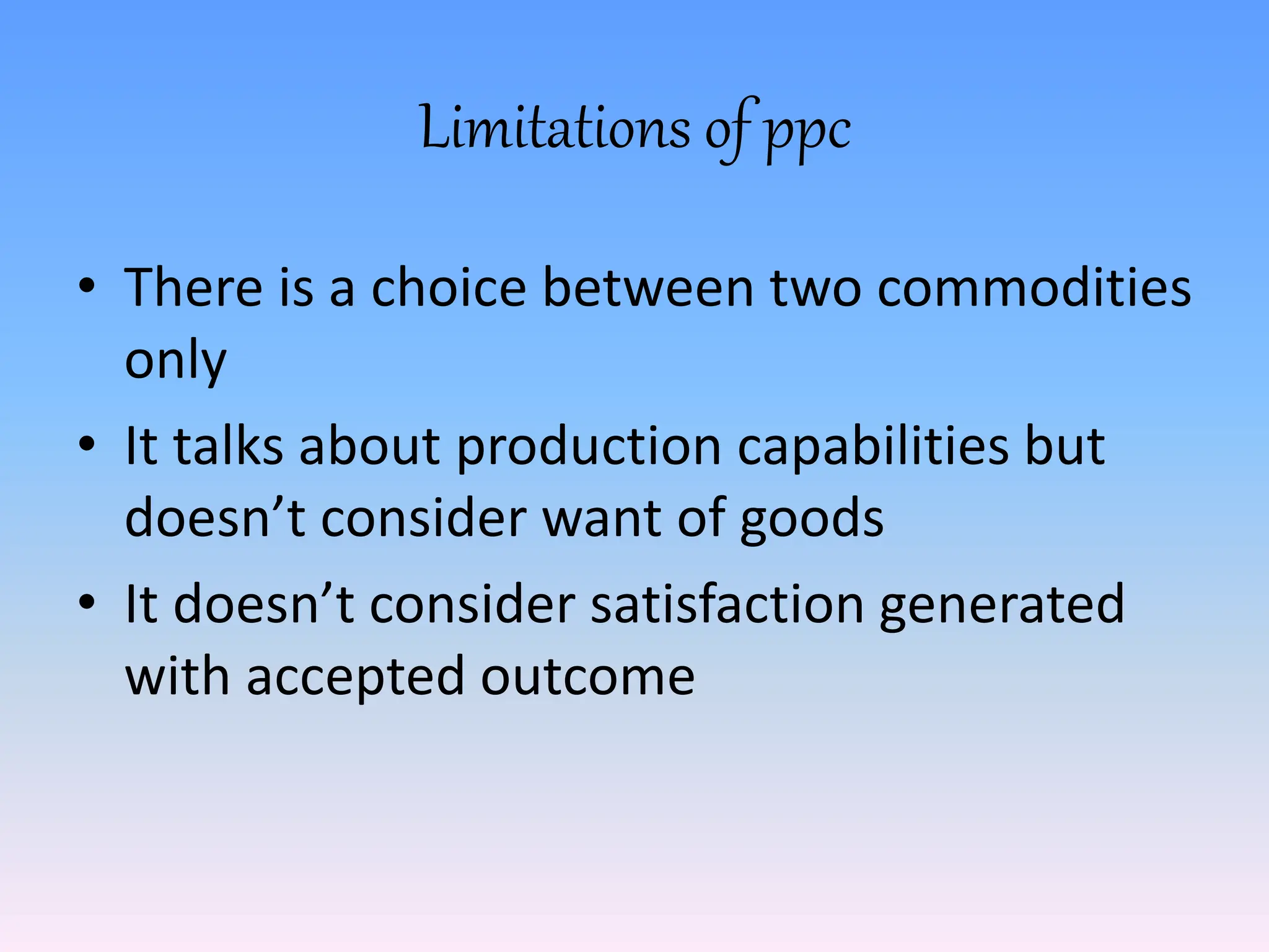 PPT on effect Production possibility curve due to govt policies.pptx