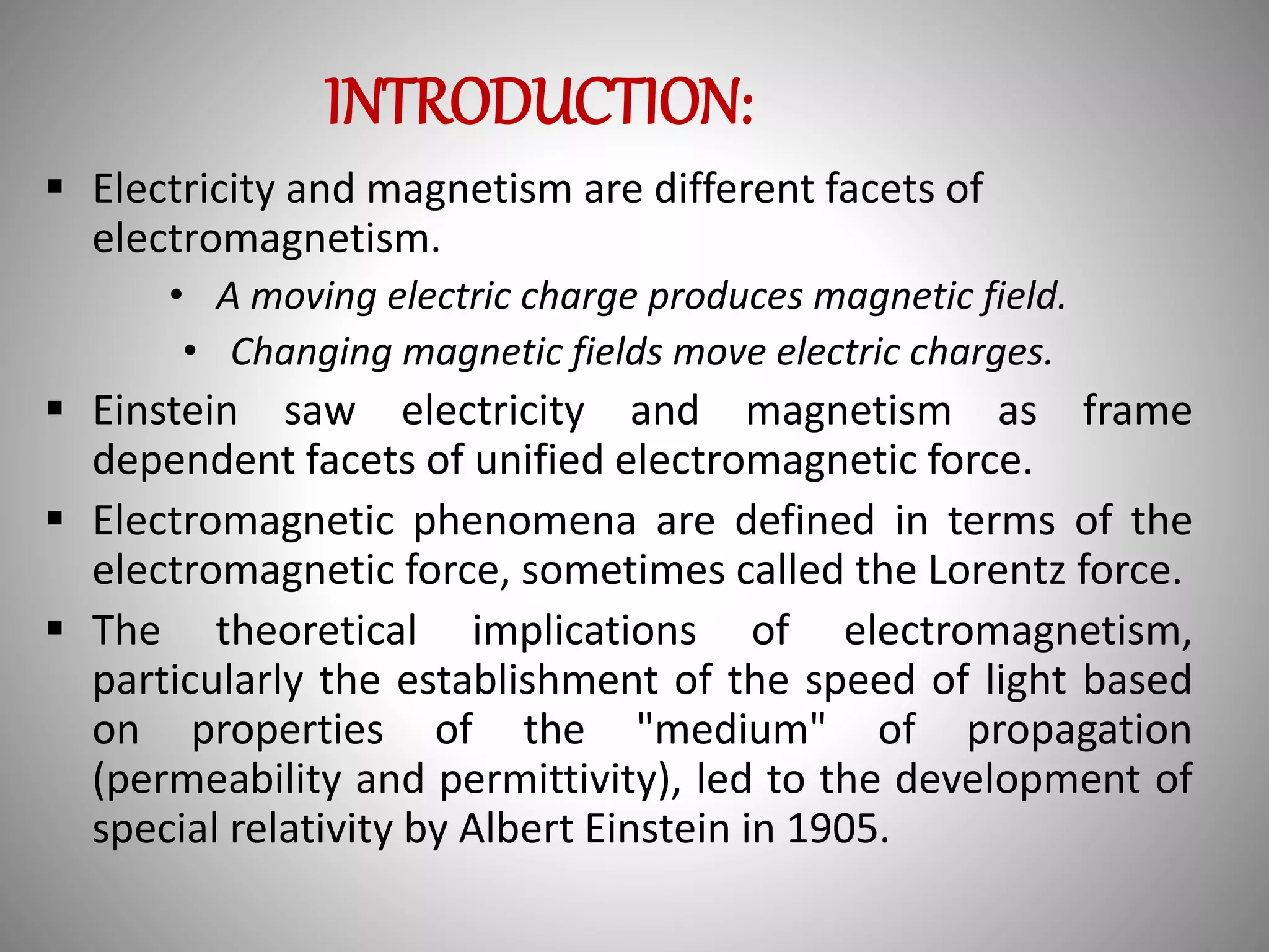 Ppt on electromagnetism | PPTX