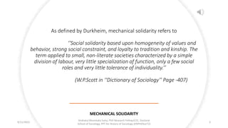 Emile Durkheim's Division of Labour in Society.pptx