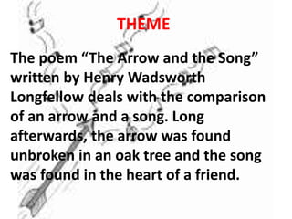 The Arrow and The Song | PPTX