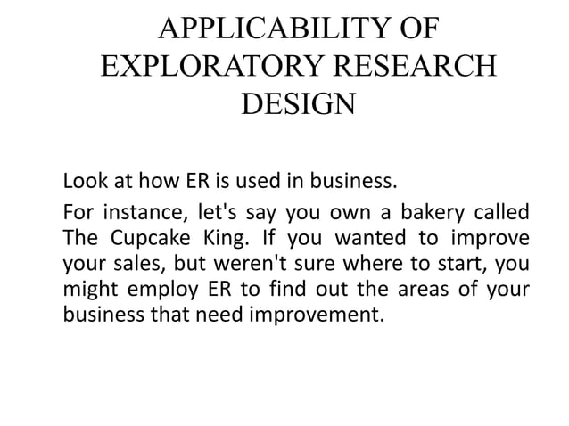 EXPLORATORY RESEARCH DESIGN | PPTX