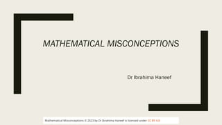 PPT on Errors and Misconceptions in Mathematics.pptx