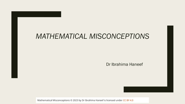 PPT on Errors and Misconceptions in Mathematics.pptx