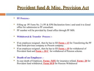ESIC & PF | PPT