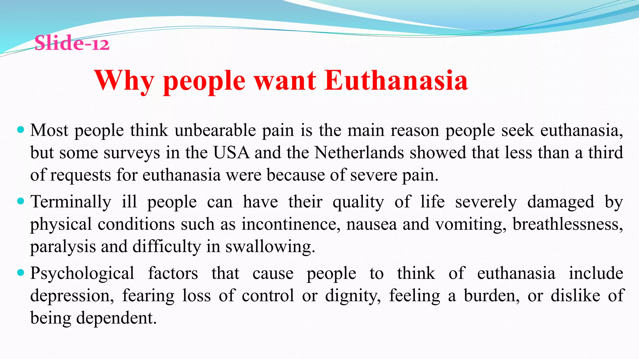 PPT On Euthanasia | PPTX