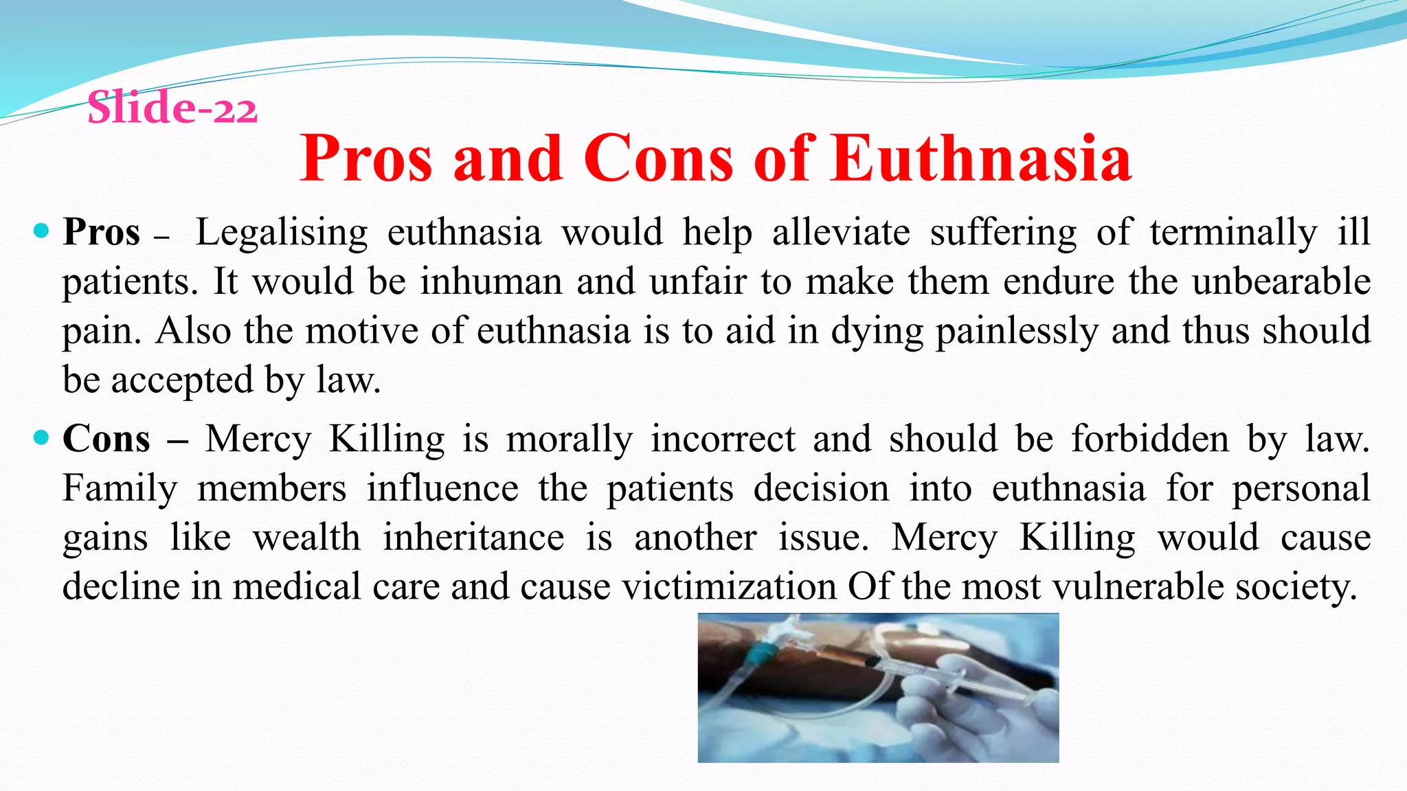 PPT On Euthanasia | PPTX