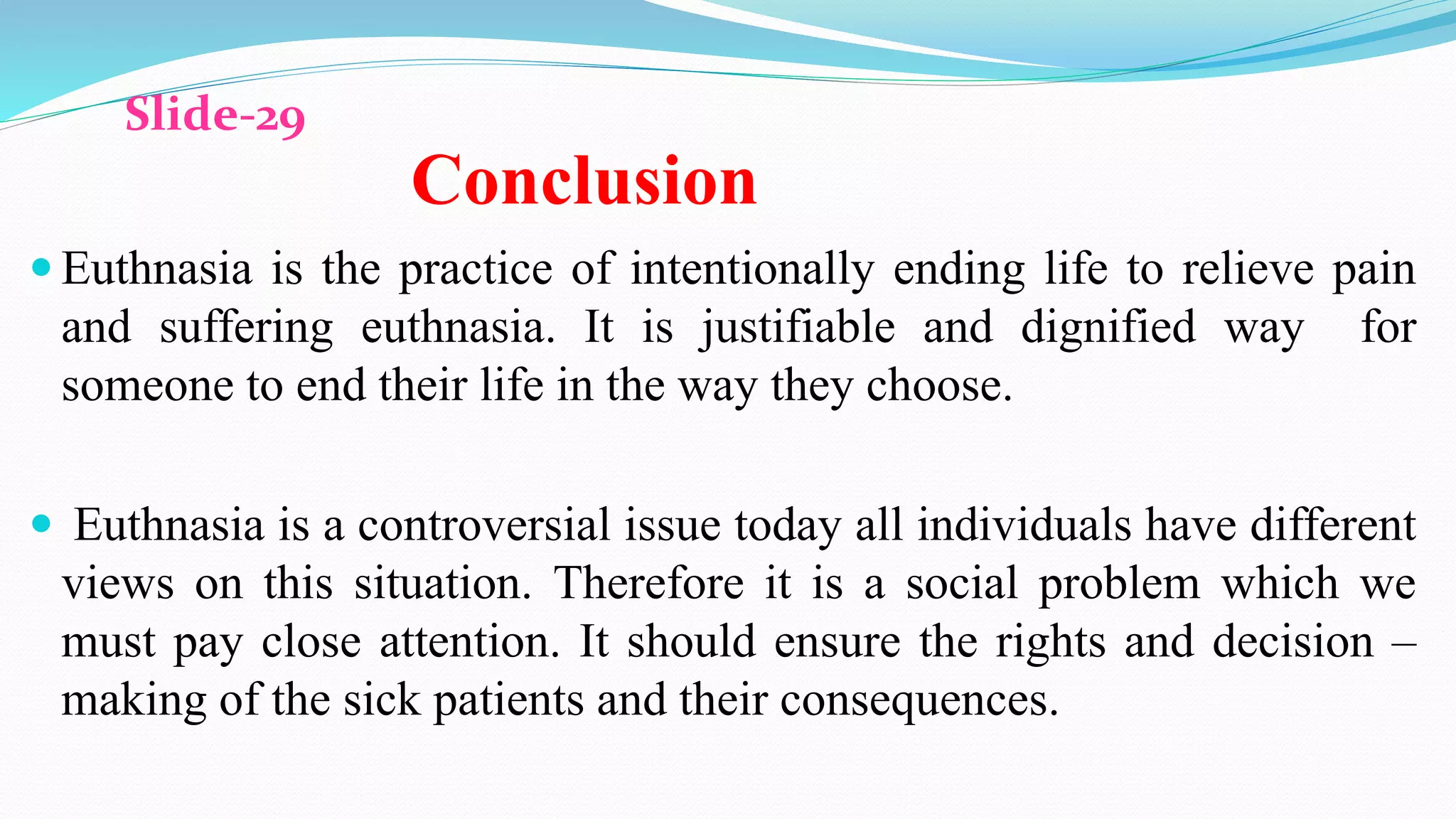 PPT On Euthanasia | PPTX
