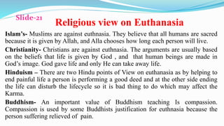 PPT On Euthanasia | PPTX