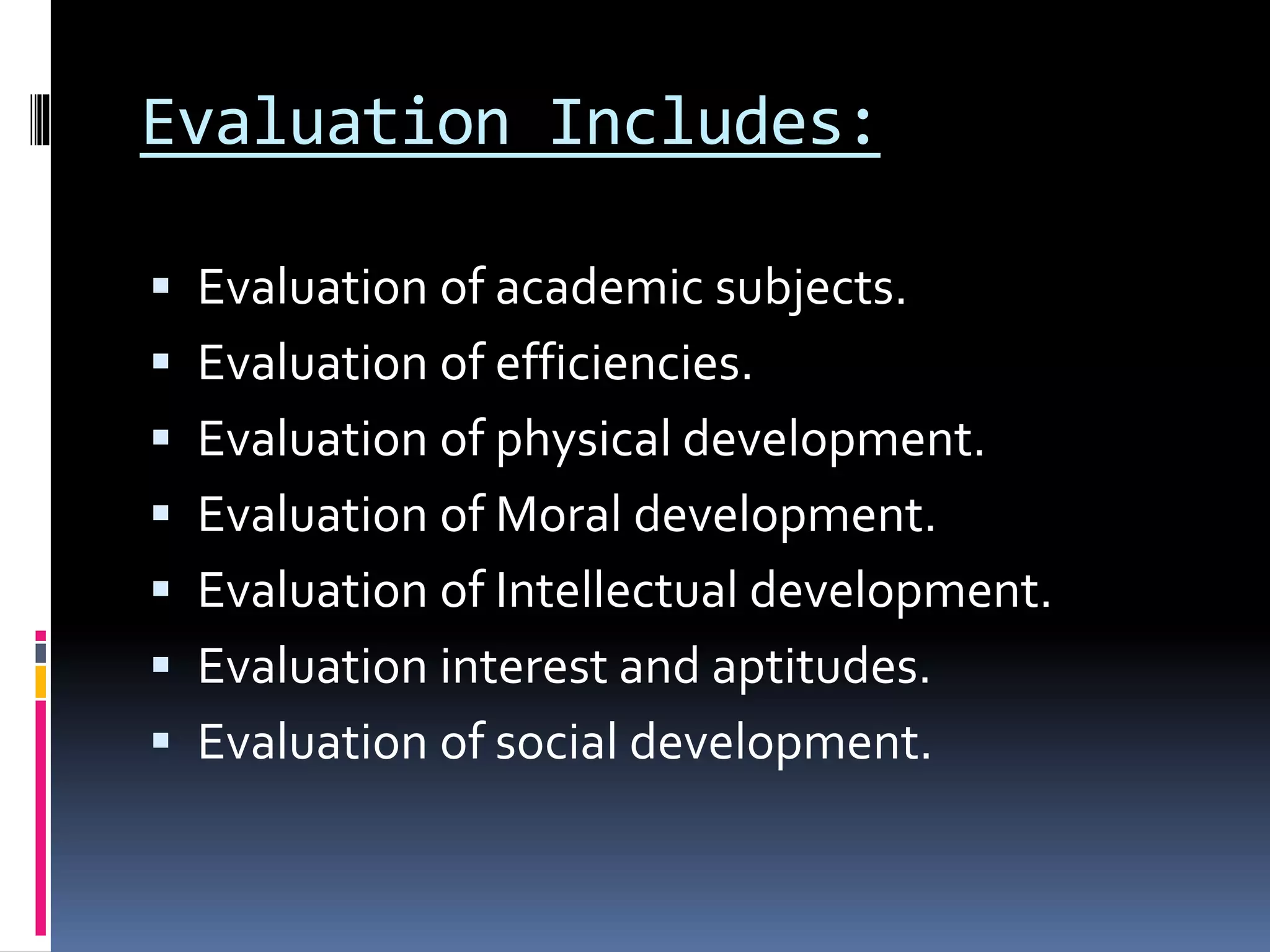 Evaluation in Education | PPTX