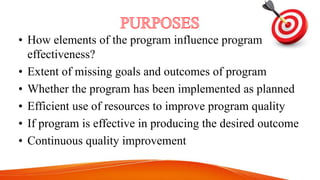Ppt on evaluation of education programs in nursing | PPTX